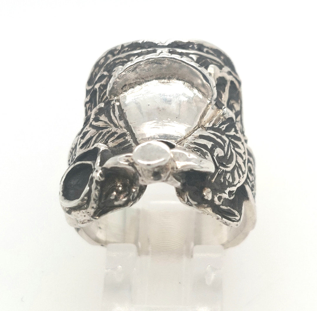 SS Gent s Rodeo Western Saddle Ring Size 10.50 Pineforest Jewelry